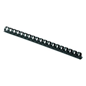 plastic binding comb 3/8″ black, 100pack