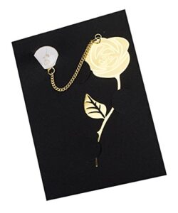 qulaco exquisite rose shape book label notebook label decoration