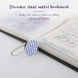 Baseballs Metal Bookmark Vintage Silver Book Marker Clip Unique Christmas Teacher Birthday Gifts 1.2"