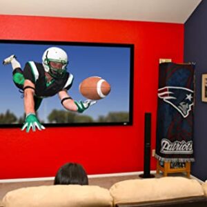 Elite Screens Sable Frame, 96-inch 2.35:1, Fixed Frame Home Theater Projection Projector Screen, ER96WH1-Wide