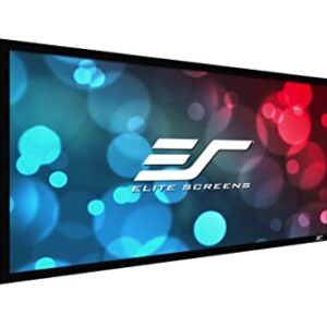 Elite Screens Sable Frame, 96-inch 2.35:1, Fixed Frame Home Theater Projection Projector Screen, ER96WH1-Wide