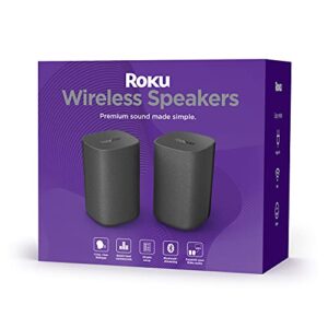 roku wireless speakers (for roku streambars or roku tv)