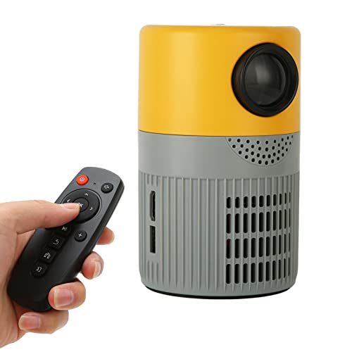 Zopsc-1 YT400 Home HD Projector, Mini Portable Projector, 1080P Dual Fan Cooling Movie Projector for DVD, with Cinematic