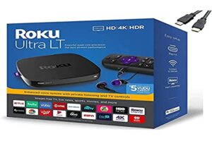 roku ultra lt streaming media player 4k/hd/hdr w/ 4k hdmi cable