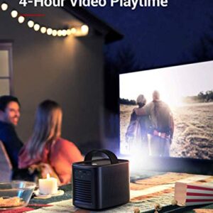 Nebula, by Anker, Mars II 300 ANSI Lumen Home Theater Portable Projector with 720p 30 to 150 Inch DLP Picture, Outdoor Projector, 10W Speakers, Android 7.1, 1-Second Autofocus (Renewed)