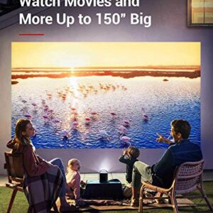 Nebula, by Anker, Mars II 300 ANSI Lumen Home Theater Portable Projector with 720p 30 to 150 Inch DLP Picture, Outdoor Projector, 10W Speakers, Android 7.1, 1-Second Autofocus (Renewed)