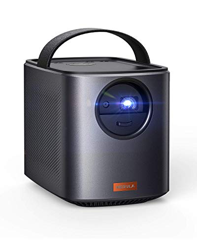 Nebula, by Anker, Mars II 300 ANSI Lumen Home Theater Portable Projector with 720p 30 to 150 Inch DLP Picture, Outdoor Projector, 10W Speakers, Android 7.1, 1-Second Autofocus (Renewed)