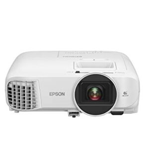 Epson Home Cinema 2200 (3D Edition) 3-chip 3LCD 1080p Projector, Built-in Android TV & Speaker, Streaming/Gaming/Home Theater, 35,000:1 Contrast, 2700 lumens Color and White Brightness, HDMI, White