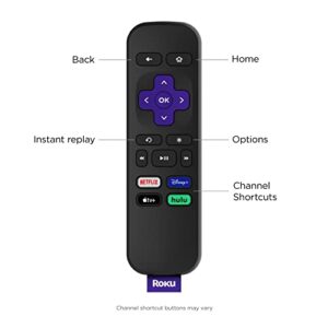 Roku Premiere | HD/4K/HDR Streaming Media Player with Simple Remote and Premium HDMI Cable, Black (Renewed)