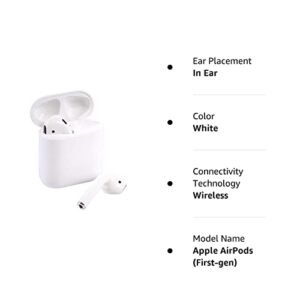 Apple Airpods Wireless Bluetooth In-Ear Headset w/ Charging Case MMEF2AM/A (Renewed)