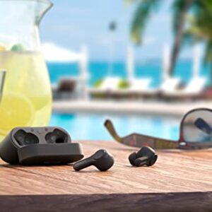 Philips T3217 True Wireless Headphones with Dual-mic Environmental Noise Cancellation for Clear Calls and IPX5 Water Resistance, Black (TAT3217BK/00)