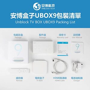 Unblock Tech UBOX9 PRO MAX 2022 Real 6K HD Ambo Box Oversea Version