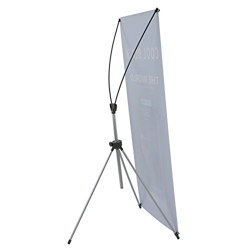 X Banner Stand, Banners and Signs Customize for Business - 23" X 63" To 32" X 78" Adjustable Banner Holder - Portable Retractable Banner with Travel Bag - Customize Banner for Trade Show and Display