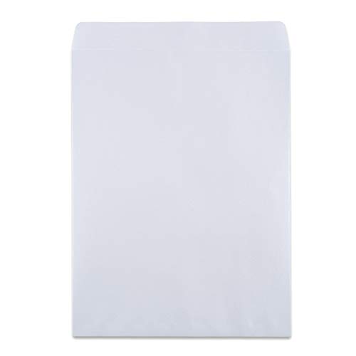 100 10 x 13 Self-Seal Security White Catalog Envelopes - 28lb, 100 Count, Security Tinted, Ultra Strong Quick-Seal, 10x13 inch (39100)