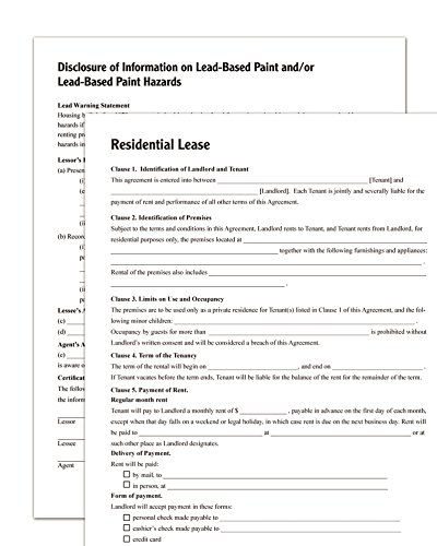 Adams Residential Lease, Forms and Instructions [Print and Downloadable] (LF310)