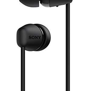 Sony WI-C200 Wireless in-Ear Headset/Headphones with mic for Phone Call, Black (WIC200/B)