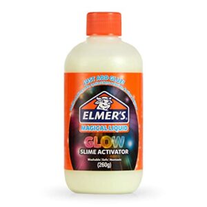 elmer’s metallic slime activator | magical liquid glue slime activator, 8.75 fl. oz. bottle – great for making metallic slime