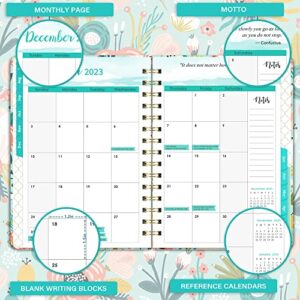 Planner 2023-2024 - Weekly Monthly Planner 2023-2024, July 2023 - June 2024, 12 Monthly Weekly Planner with Tabs, Hardcover, 6.4‘’ x 8.3'' Calendar Planner with Elastic Closure, Inner Pocket