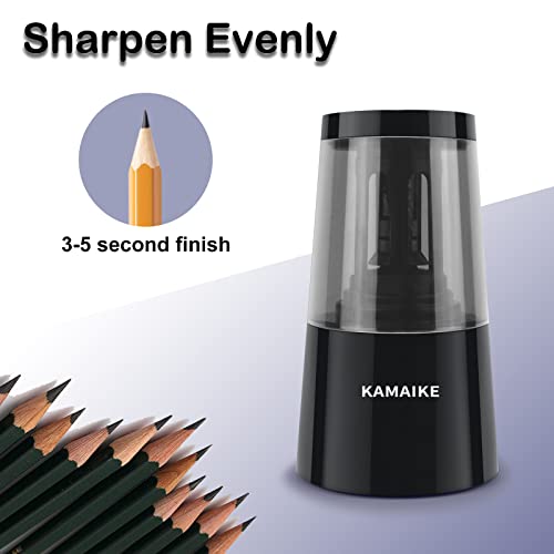 Pencil Sharpener, Electric Pencil Sharpener, Colored Pencil Sharpener, Automatic Pencil Sharpeners Plug in for 6-8mm No.2/Colored Pencils