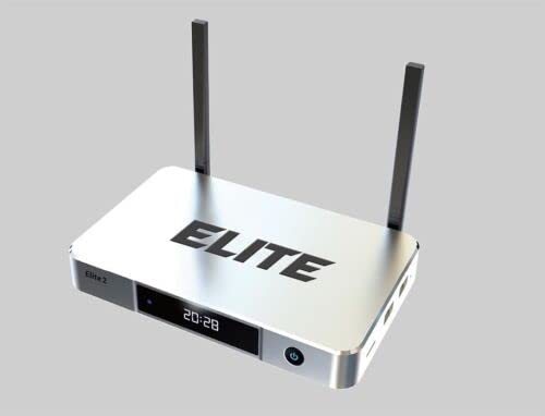 Elite 2 TV Box - ***Bonus Gig Adapter*** - Newest Model [Elite2 - Elite Two], WyoTV-E2-V2