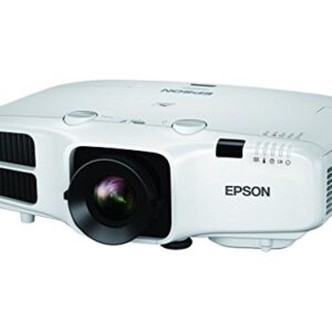 Epson V11H826020 PowerLite 5520W LCD Projector, Black/White