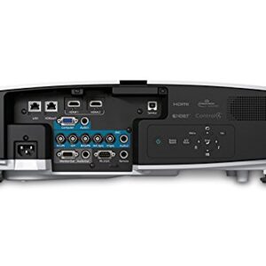 Epson V11H826020 PowerLite 5520W LCD Projector, Black/White