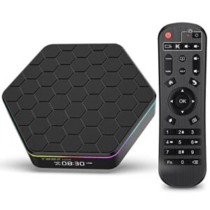 t95z plus android 12.0 tv box, android box 4gb ram 64gb rom allwinner h618 quad core 64-bit support hd 6k/ 3d/ h.265 ethernet 2.4/5g dual wifi bt 5.0