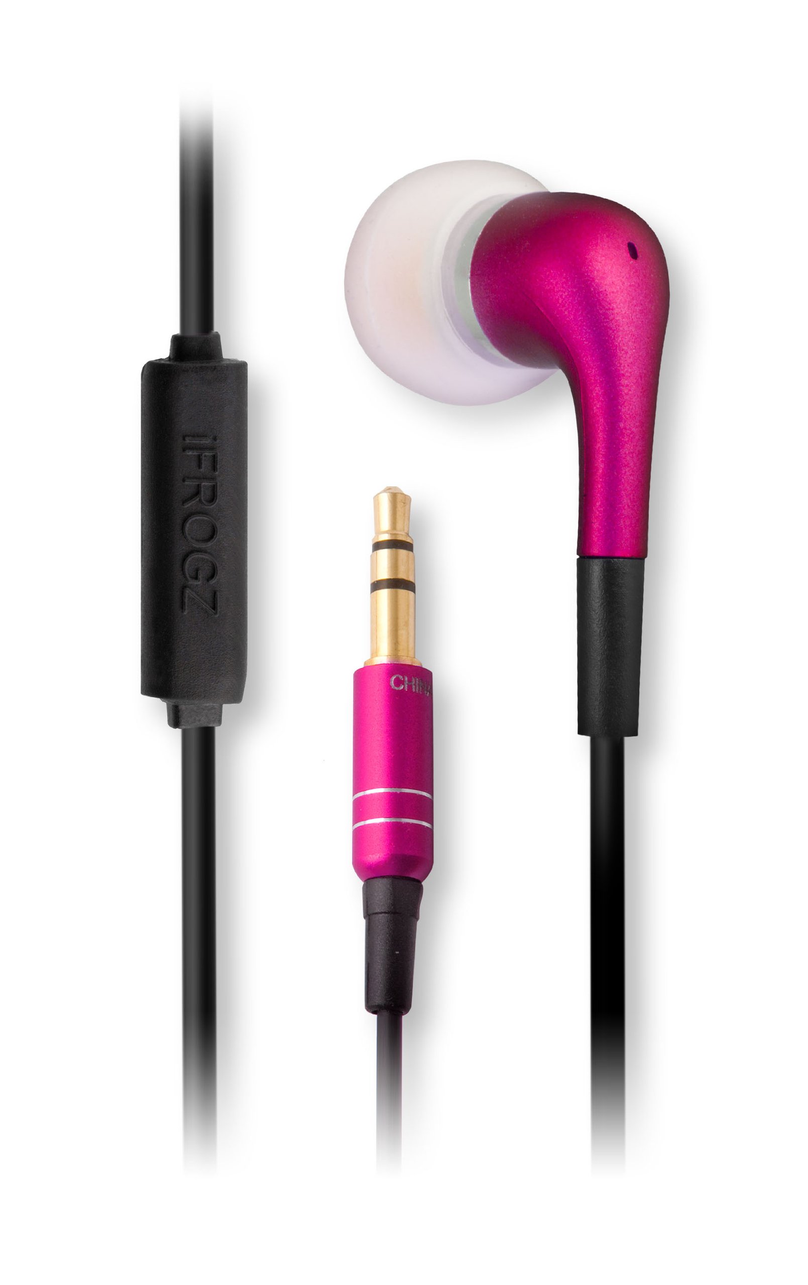 Earpollution EP-LB-MIC-PINK Luxe MicroBud with Mic - Retail Packaging - Pink