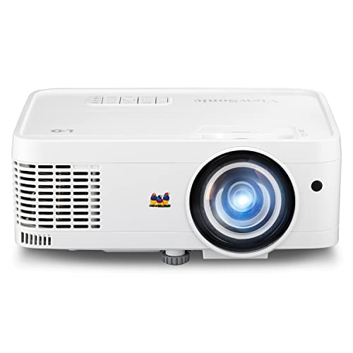 ViewSonic LS560WH 3000 Lumens WXGA Short Throw LED Projector with HV Keystone and LAN Control for Business and Education