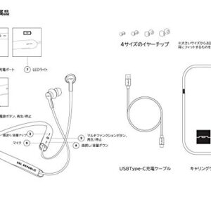 SOL REPUBLIC Shadow Fusion Bluetooth Earbuds, Grey 10-Hour Playtime Comfortable Knit Tech Fiber Collar Magnetic Connection Earbuds Flexible Compact Storage Convenient Carrying Case, Gray