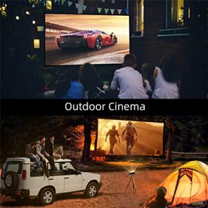 DSJ Projection Screen Projection Portable Screen 100Inch /120Inch 16:9 Foldable Front Rear for Movie Game Home Theater/150 inch