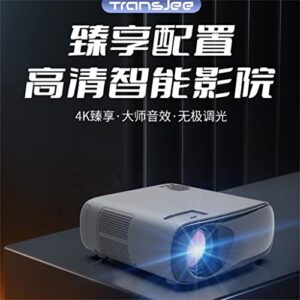 ZSEDP Projector Office Support 4K High Brightness LED Screen Voice Mini Home Projector