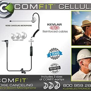 Klein Electronics - ComFit Noise Canceling Boom Microphone Earpiece