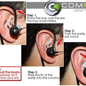 Klein Electronics - ComFit Noise Canceling Boom Microphone Earpiece