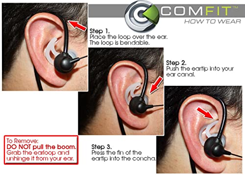 Klein Electronics - ComFit Noise Canceling Boom Microphone Earpiece