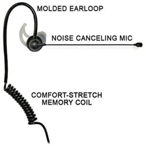 Klein Electronics - ComFit Noise Canceling Boom Microphone Earpiece