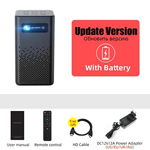 WETYG P20 Mini Portable Pico Smart Screenless Tv Led Dlp Projector 4k 1080p for Mobile Phone Smartphone