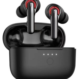 Tribit [Upgraded Version] Wireless Earbuds, Qualcomm QCC3040 Bluetooth 5.2, 4 Mics CVC 8.0 Call Noise Reduction 50H Playtime Clear Calls Volume Control True Wireless Bluetooth Earbuds, FlyBuds C1