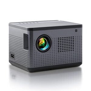 5g mini projector portable with wifi and bluetooth, 6500 lumens 1080p hd movie projector for iphone, laptop, ps5, xobx, fire stick