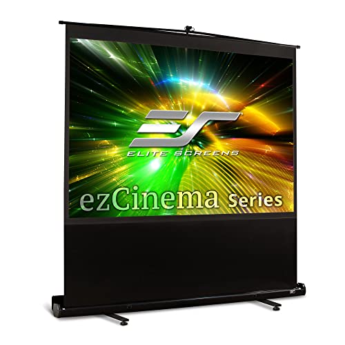 Elite Screens ezCinema 150" Diag. 4:3, Manual Pull Up Projector Screen, Movie Home Theater 8K 4K Ultra HD 3D Ready, 2-Year Warranty | F150NWV