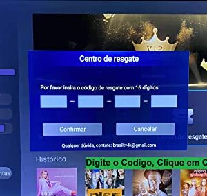 IPTV Brasil TV Brazil Renew Code One Year of TV Movies Channel Service Privileges Compatible with Aplicativo Brasil TV A1/2/3, Hbox 6/7, A1/2/3, HTV 3/5/7