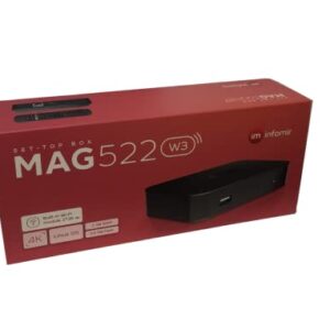 Infomir Mag 522w3 w/ Builtin WiFi 2GB RAM Newest Model 2021 Upgrade from MAG522w1 and MAG322W1