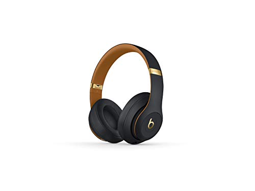 Beats Studio3 Wireless Noise Cancelling On-Ear Headphones - Apple W1 Headphone Chip, Class 1 Bluetooth, Active Noise Cancelling, 22 Hours of Listening Time - Midnight Black (Previous Model)