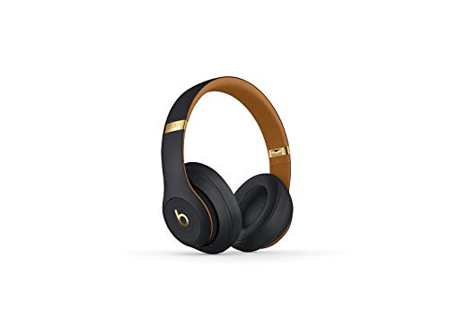 Beats Studio3 Wireless Noise Cancelling On-Ear Headphones - Apple W1 Headphone Chip, Class 1 Bluetooth, Active Noise Cancelling, 22 Hours of Listening Time - Midnight Black (Previous Model)