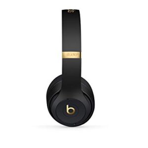 Beats Studio3 Wireless Noise Cancelling On-Ear Headphones - Apple W1 Headphone Chip, Class 1 Bluetooth, Active Noise Cancelling, 22 Hours of Listening Time - Midnight Black (Previous Model)