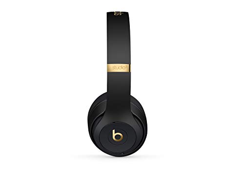 Beats Studio3 Wireless Noise Cancelling On-Ear Headphones - Apple W1 Headphone Chip, Class 1 Bluetooth, Active Noise Cancelling, 22 Hours of Listening Time - Midnight Black (Previous Model)