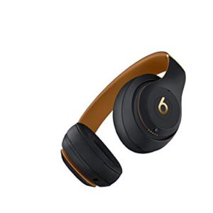 Beats Studio3 Wireless Noise Cancelling On-Ear Headphones - Apple W1 Headphone Chip, Class 1 Bluetooth, Active Noise Cancelling, 22 Hours of Listening Time - Midnight Black (Previous Model)