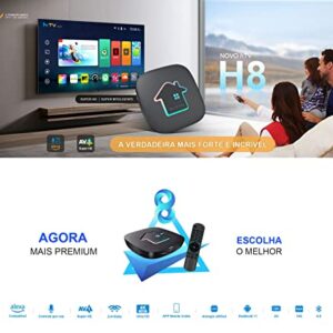 BETTER TV,BETTER LIFE! 2023 Newest H8 HTV8, HTV 7 Updated Box IPTV Brazil More Videos 8K HDR Image Android 9 HDMI 2.0 LAN Multi-Media