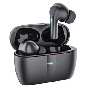 hadisala wireless earbuds, bluetooth 5.0 headphones true wireless stereo headset with charging case, touch control & built-in mic, high-fidelity sound 35 hours playback for iphone android and more