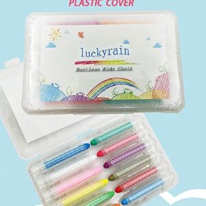 Non-toxic Dustless Chalk for Kids, Colored Chalk With Holder The Best Art Tool for Blackboard Kids Children Drawing Writing,12PCS